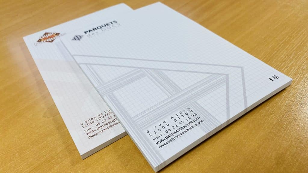 Bloc note personnalisé - LEONARD DIJON