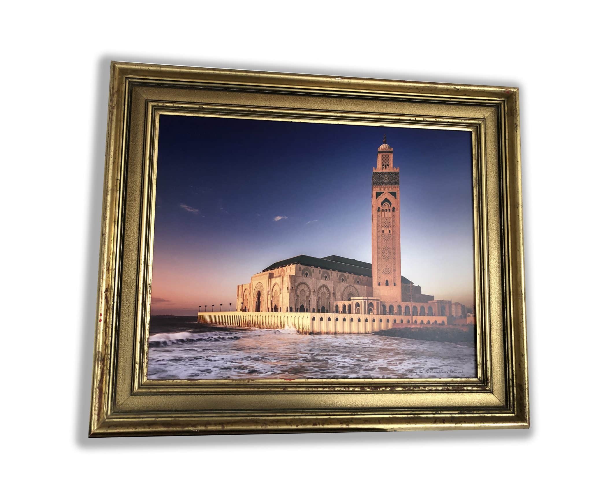 Tableau mosquée Maroc Casablanca - LEONARD DIJON