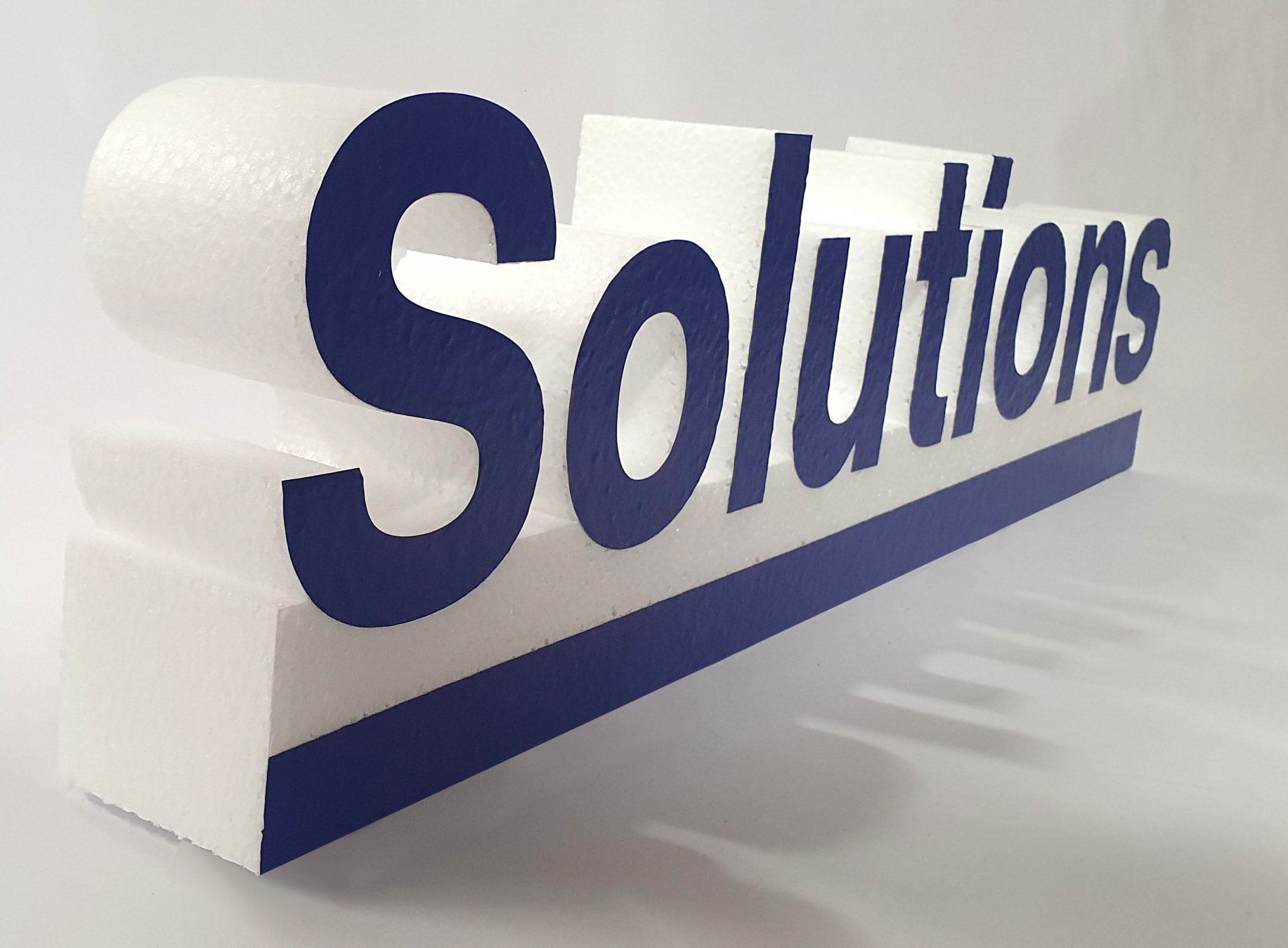 Logo 3D en polystyrène couleur - LEONARD DIJON