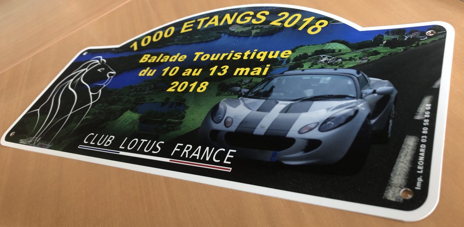 Plaque de rallye personnalisée - LEONARD DIJON