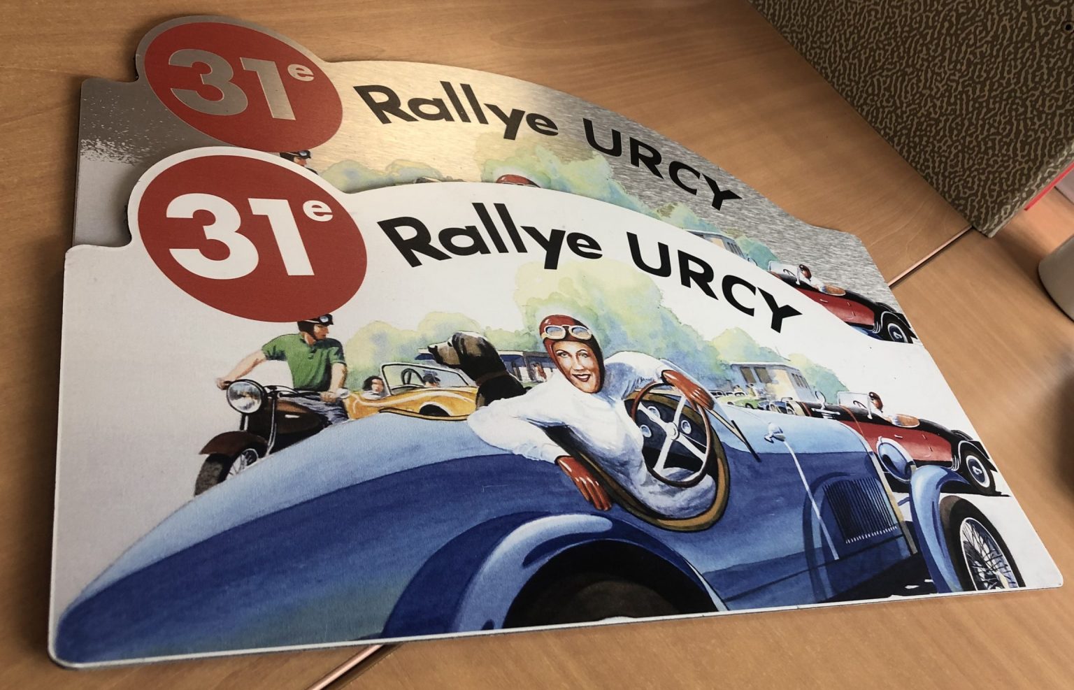 Plaque de rallye personnalisée - LEONARD DIJON