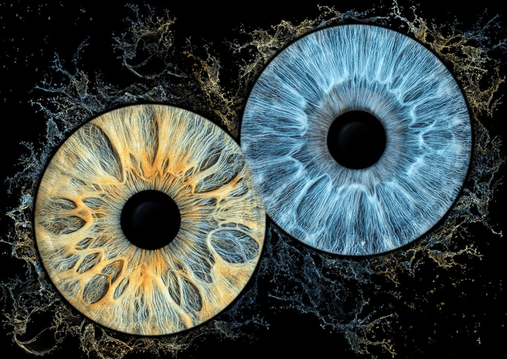 Tableau avec iris - LEONARD DIJON