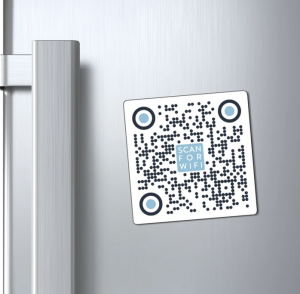 Magnet qr code - LEONARD DIJON