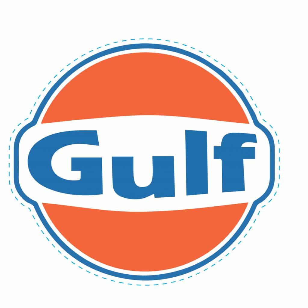 Sticker vintage logo gulf - LEONARD DIJON
