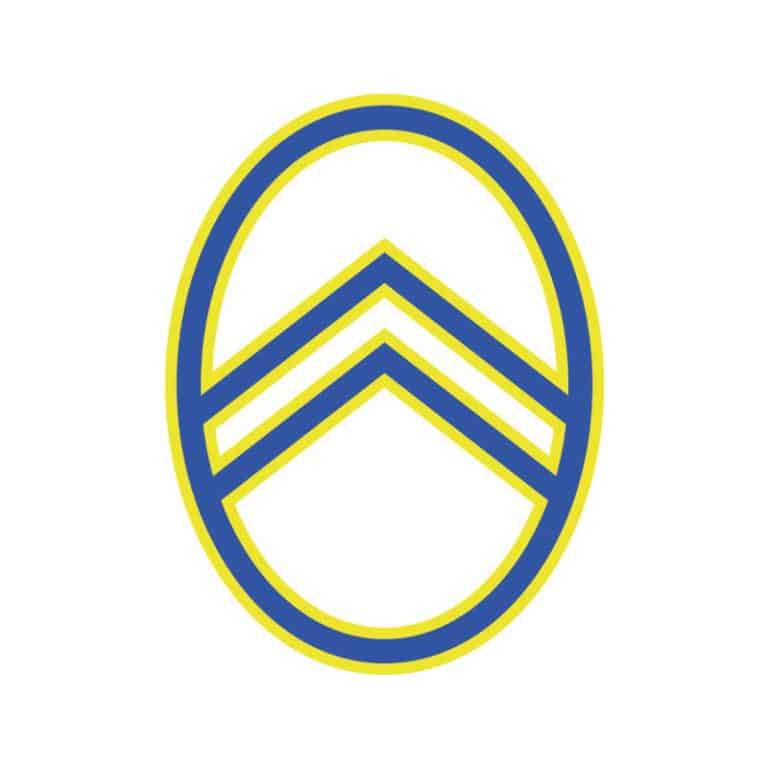 Sticker vintage logo Citroen 1959 - LEONARD DIJON