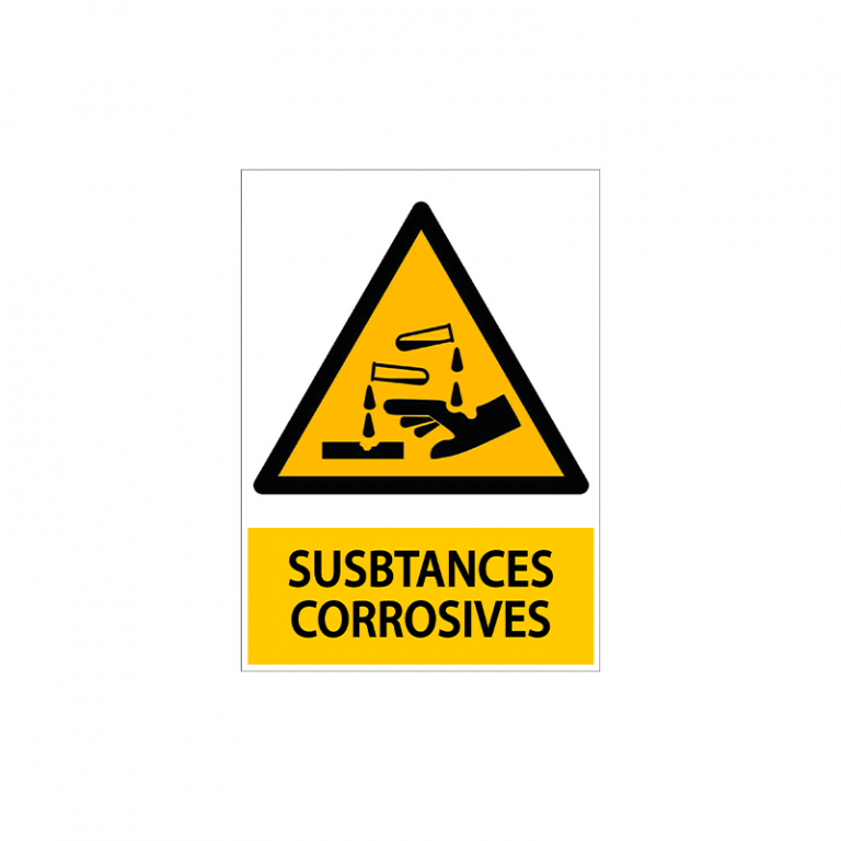 Plaque Substances corrosives - LEONARD DIJON