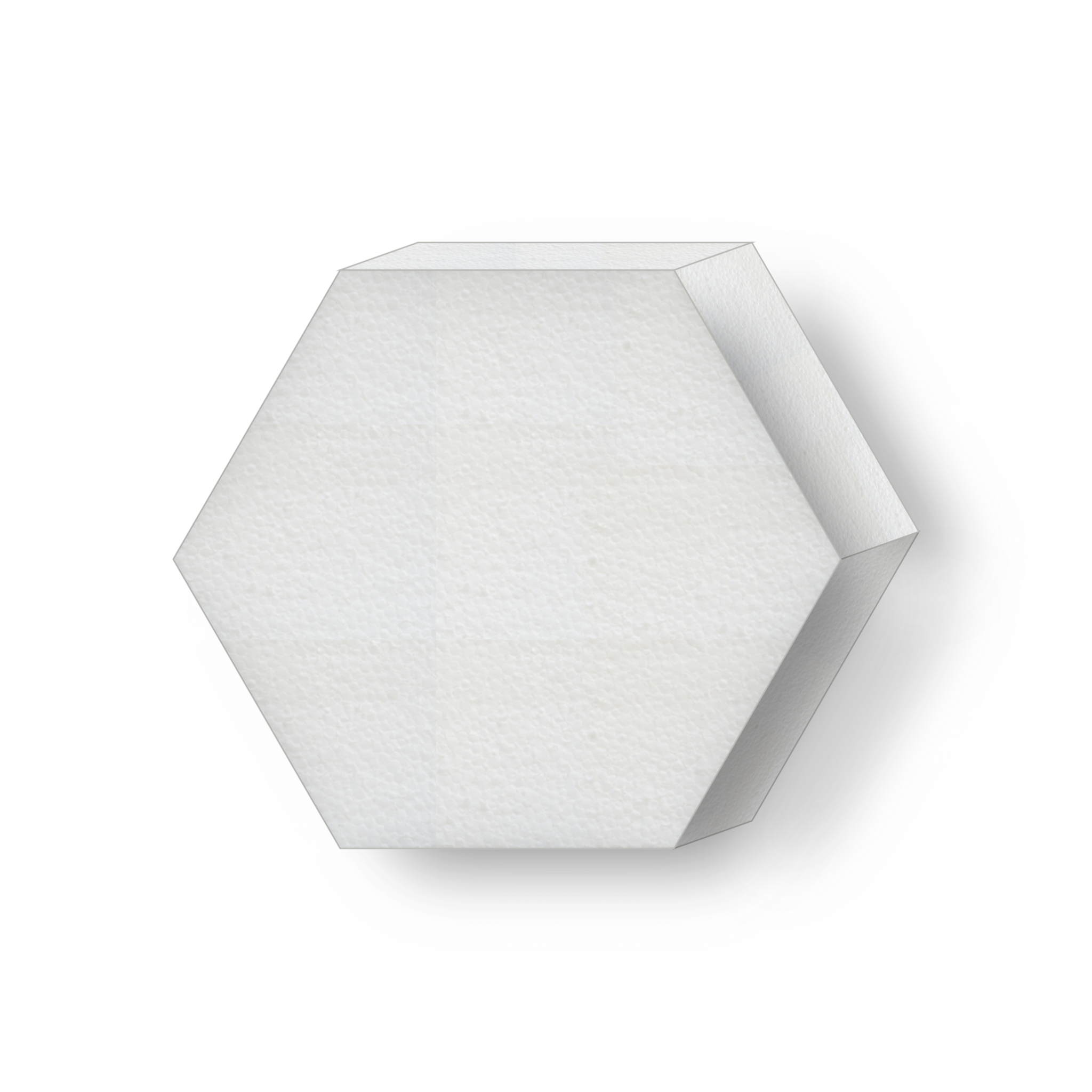 Hexagone Polystyrène - LEONARD DIJON
